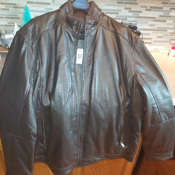 Pronto Uomo | Jackets & Coats | Leather Jacket | Poshmark